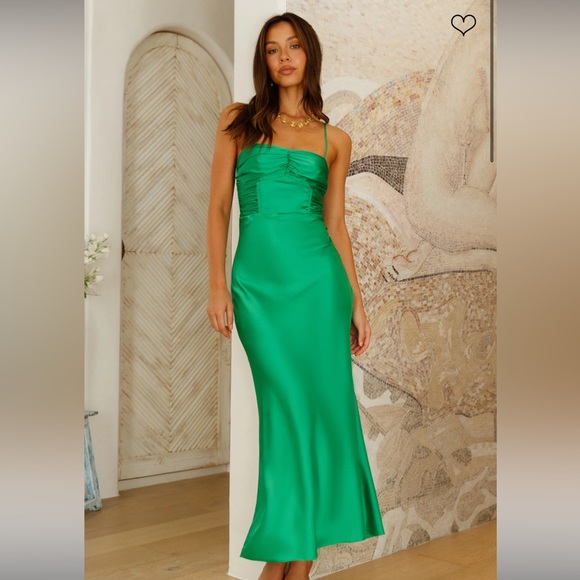 Fortunate One | Dresses | Devotion To You Maxi Dress Green | Poshmark